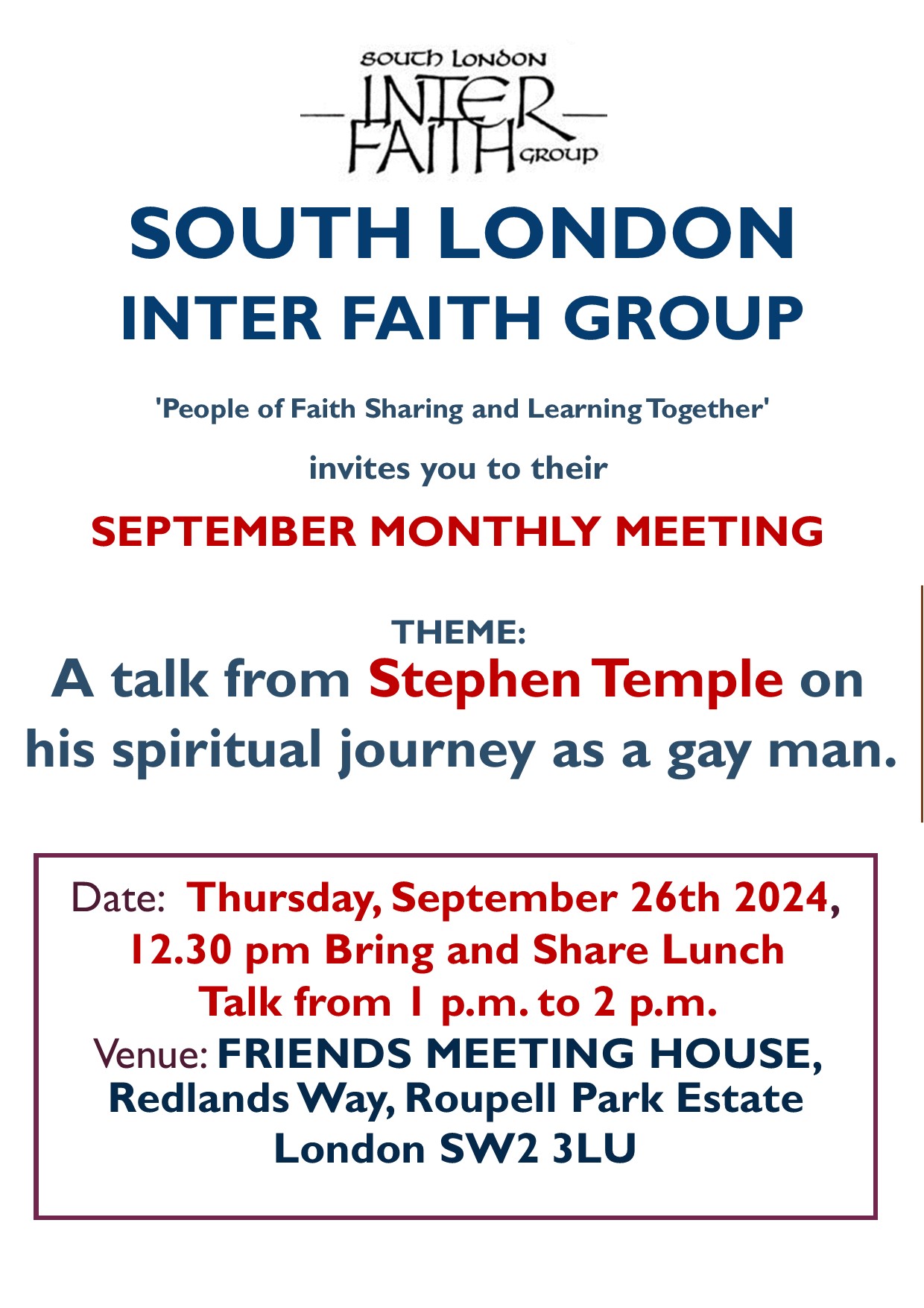 South London Inter Faith Group